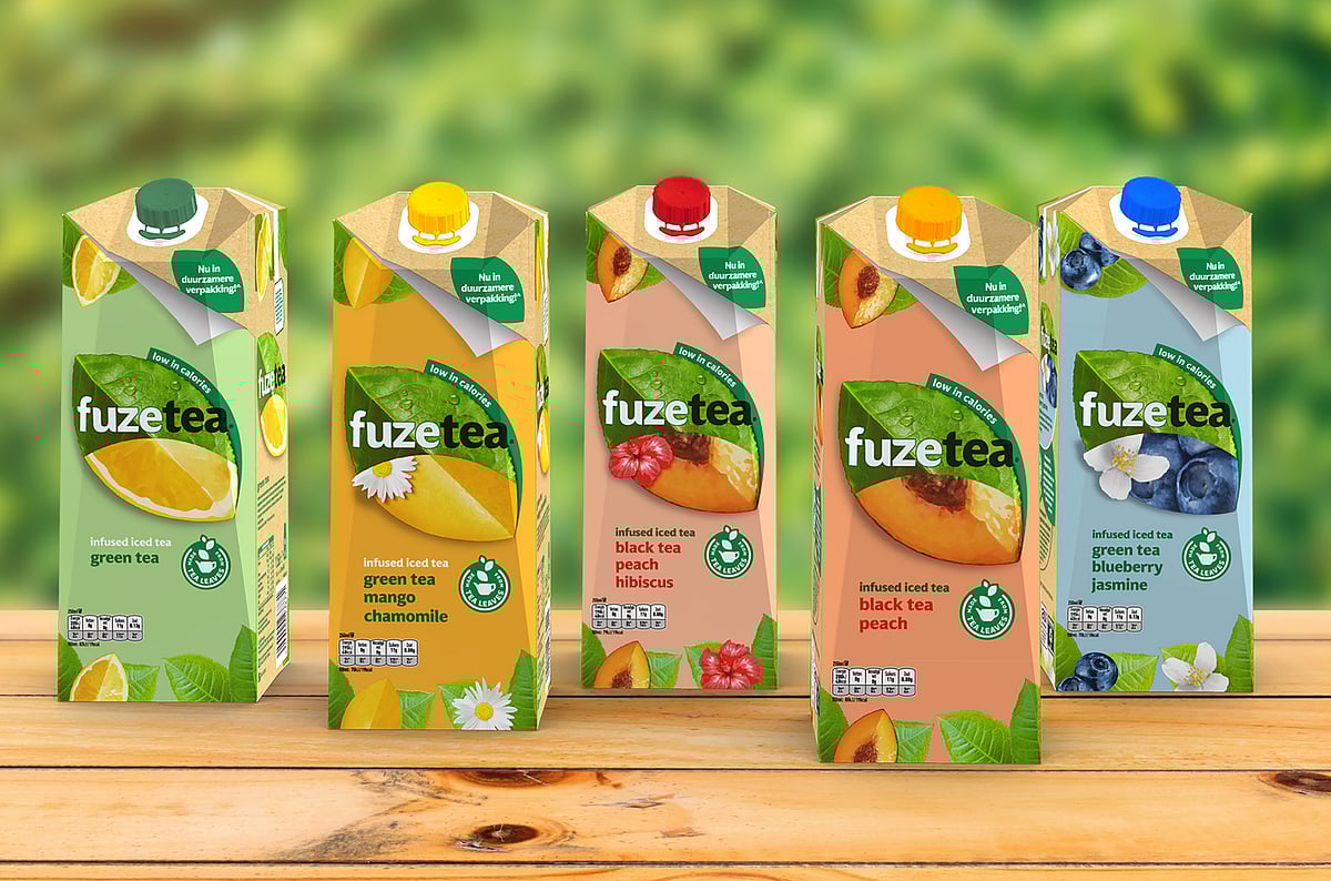 Coca Cola's Fuze Tea filled in SIG's signature packaging solution