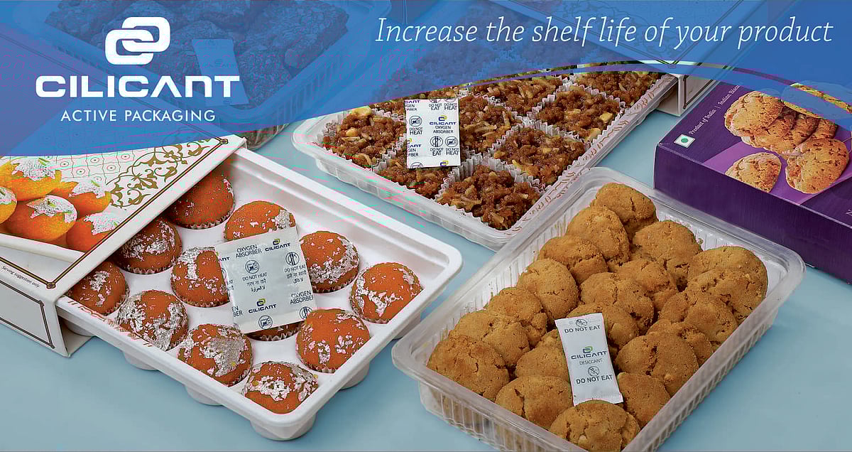 Active packaging solution for packaged foods