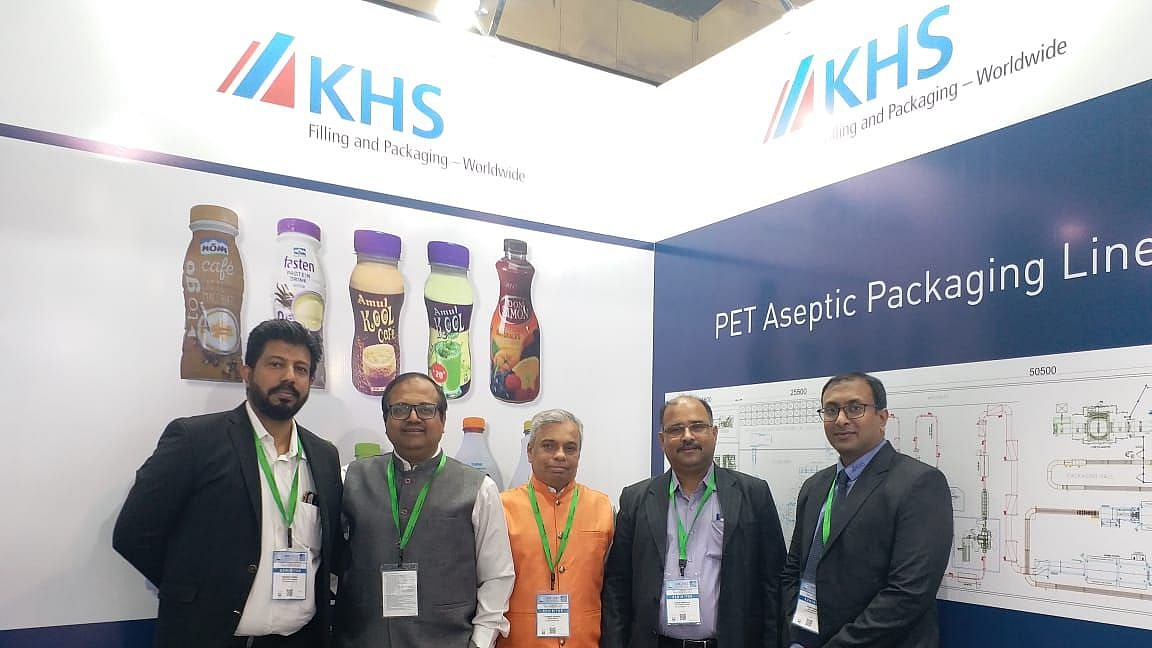 KHS presents aseptic beverage packaging for dairy products at IIDE