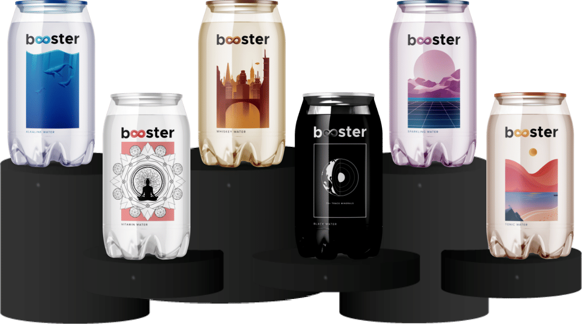 Booster Water launches a range of Alkaline Ionized water