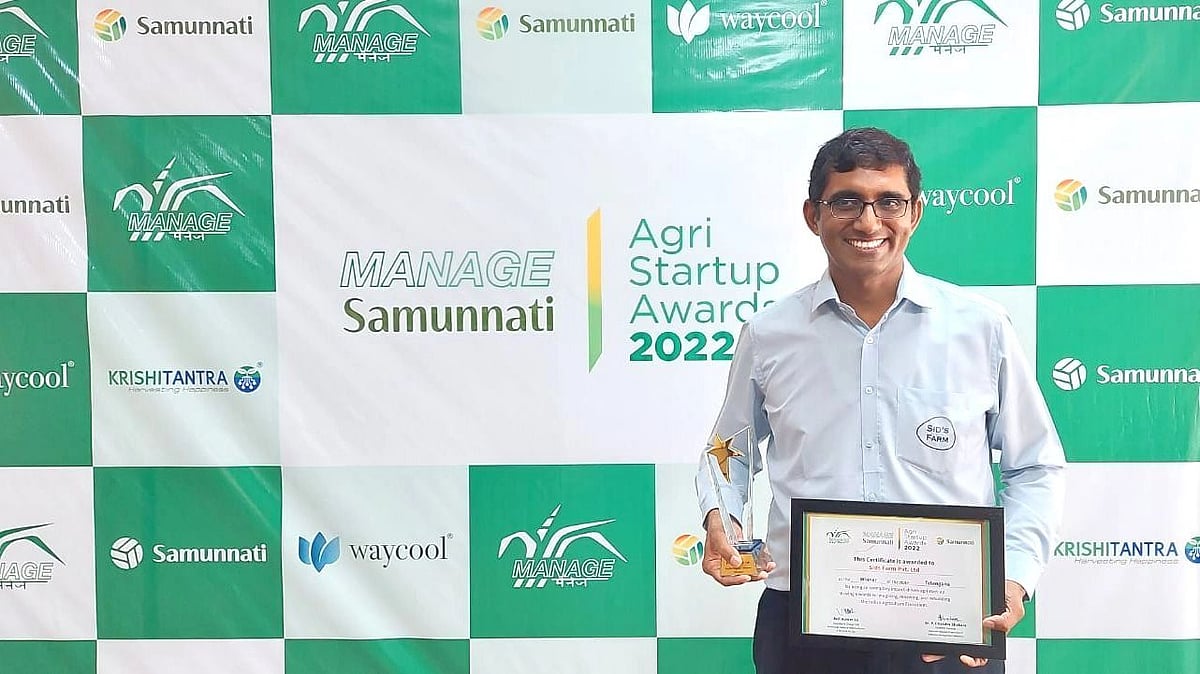 Sid’s Farm Honoured as ‘Best Agri Start-up of Telangana’ at MANAGE ...