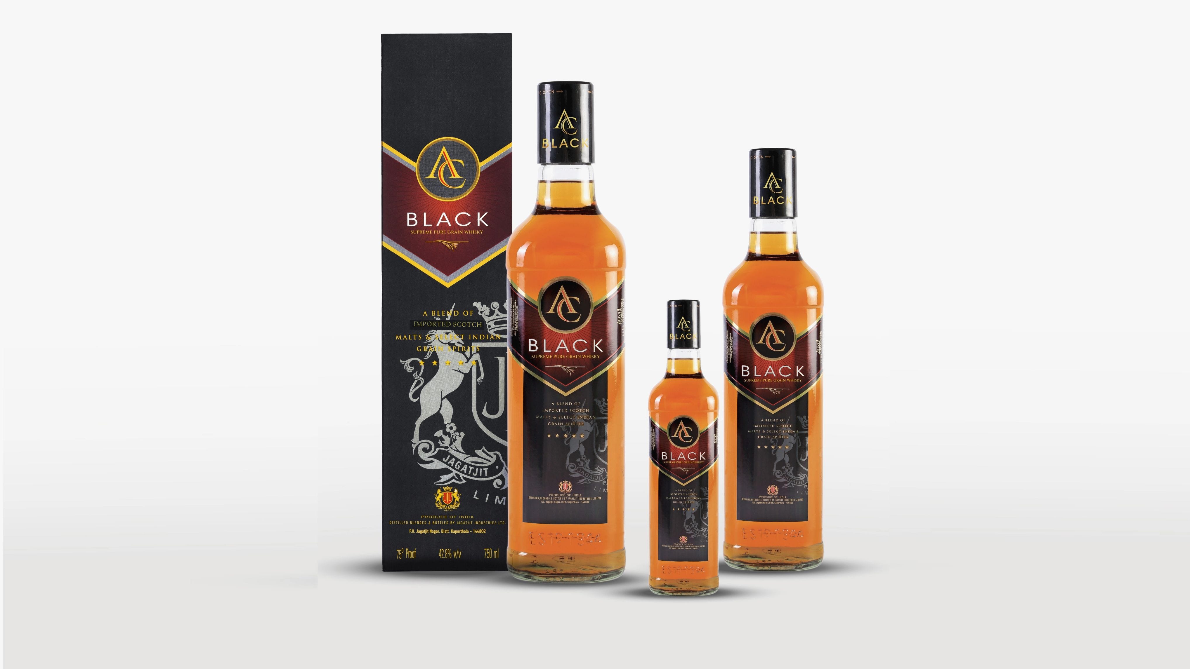 Jagatjit Industries launches 'AC Black Supreme Pure Grain Whisky' in ...