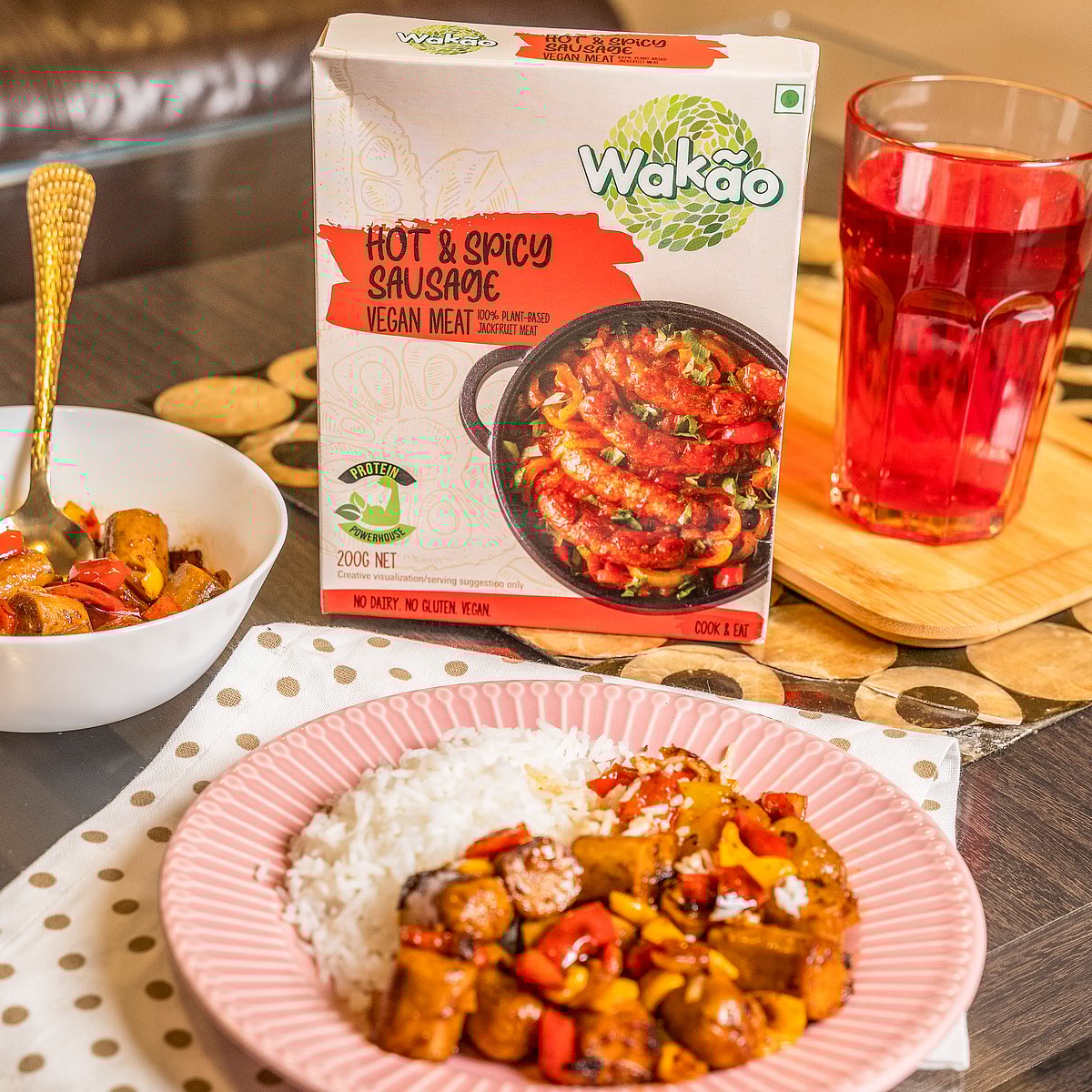 Wakao Introduces Jackfruit Sausages in India