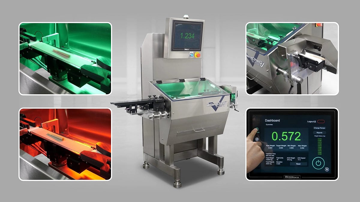 WeighPack introduces high precision check weigher for tightest tolerances