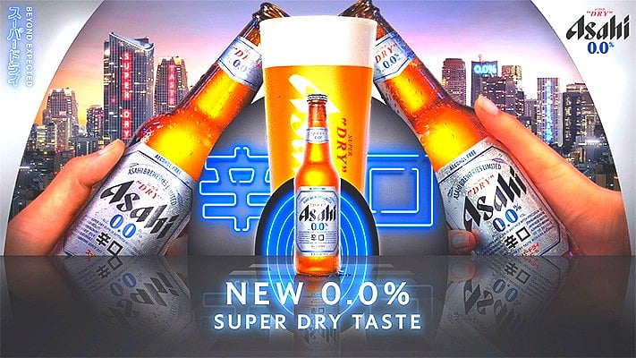 Asahi Super Dry 0.0% hits international markets as an alcohol-free ...