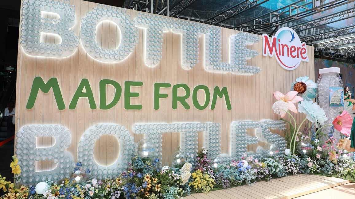Thailand's first beverage bottles made from 100% recycled PET