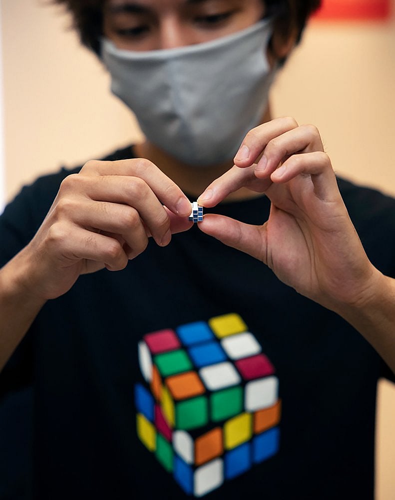 World’s smallest Rubik’s Cube goes on sale in Japan