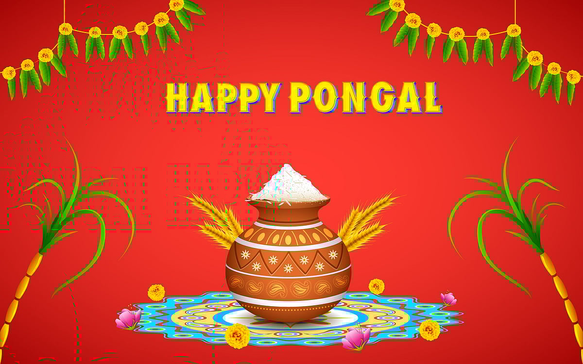 Thai Pongal Greeting Cards