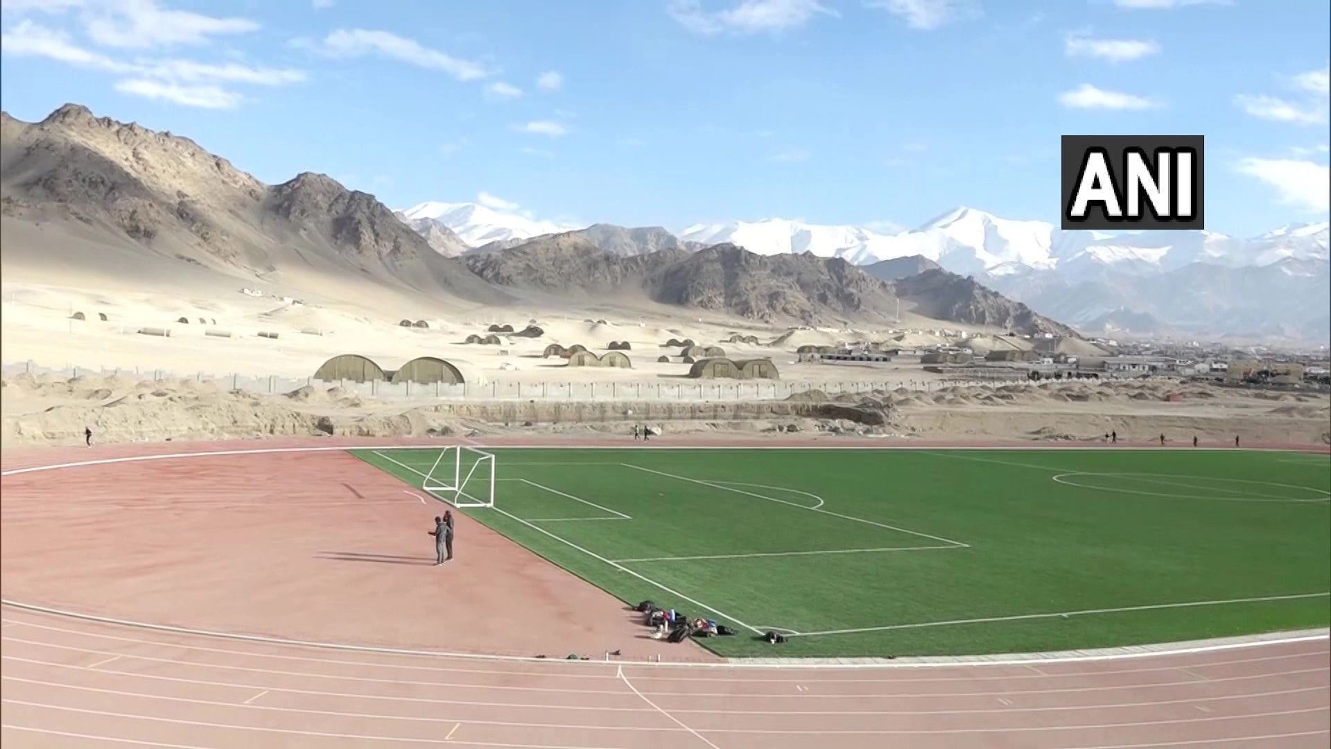 Ladakh gets its first open synthetic track & football turf in Leh under ...