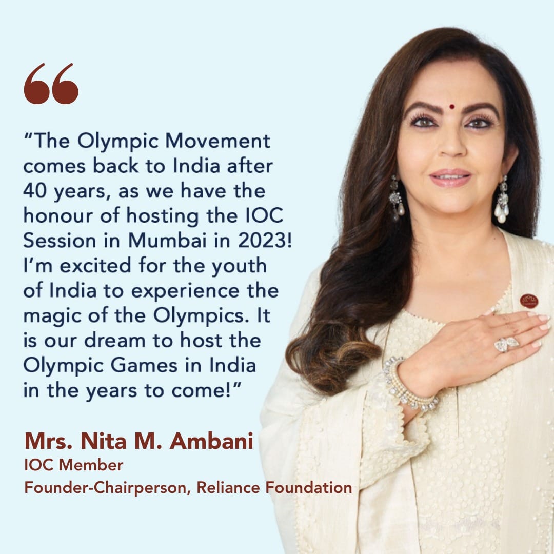 IOC session in India will be significant development for country's ...