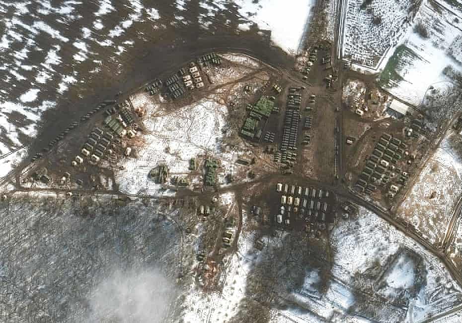 Russia - Ukraine Crisis: New satellite imagery shows Russia's massive ...