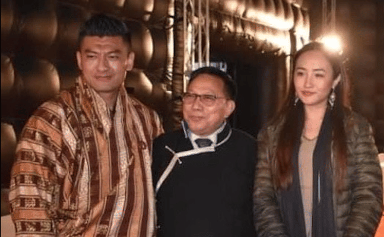 Badhaai Do fame Chum Darang and Radhe actor Sangay Tsheltrim attend ...