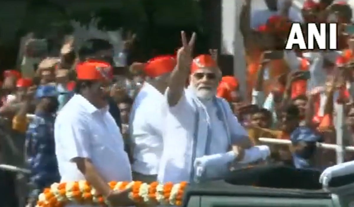 Watch video: PM Modi holds roadshow in Gujarat after BJP's wins in ...