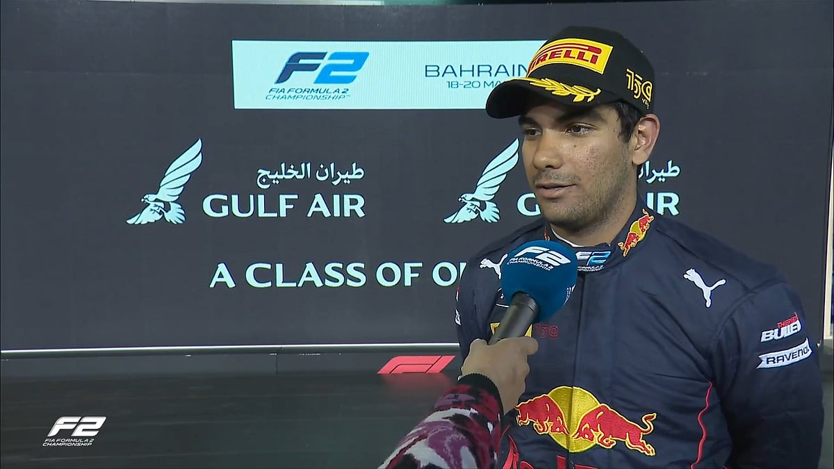 Podium finish: India's Jehan Daruvala opens F2 campaign in style ...