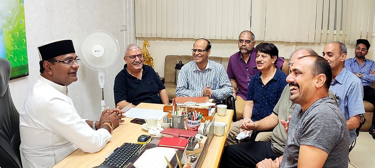 Bhopal all decked up to welcome Union Minister Amit Shah Union