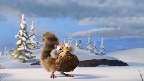 Watch video: Ice Age's Scrat finally gets his acorn in a farewell video