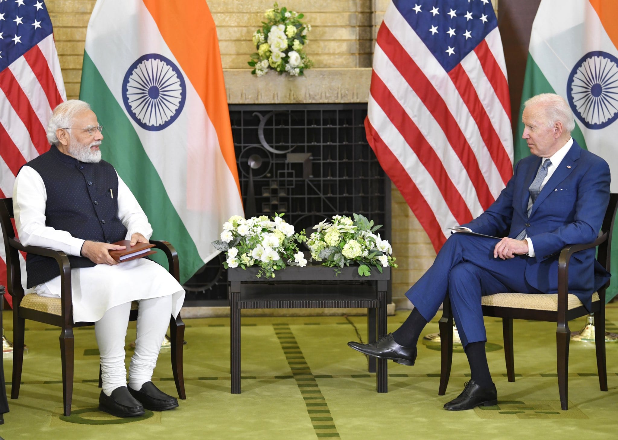 Watch video: PM Narendra Modi and US Prez Joe Biden discuss ways to ...