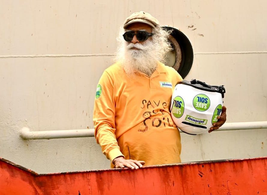 Save Soil Movement: After covering 26 nations on motorcycle, Sadhguru ...