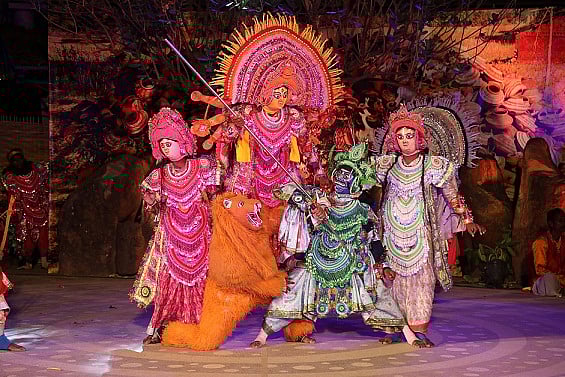 Maharashtra's tribal Songi Mukhota dance where masks, costume weighs ...