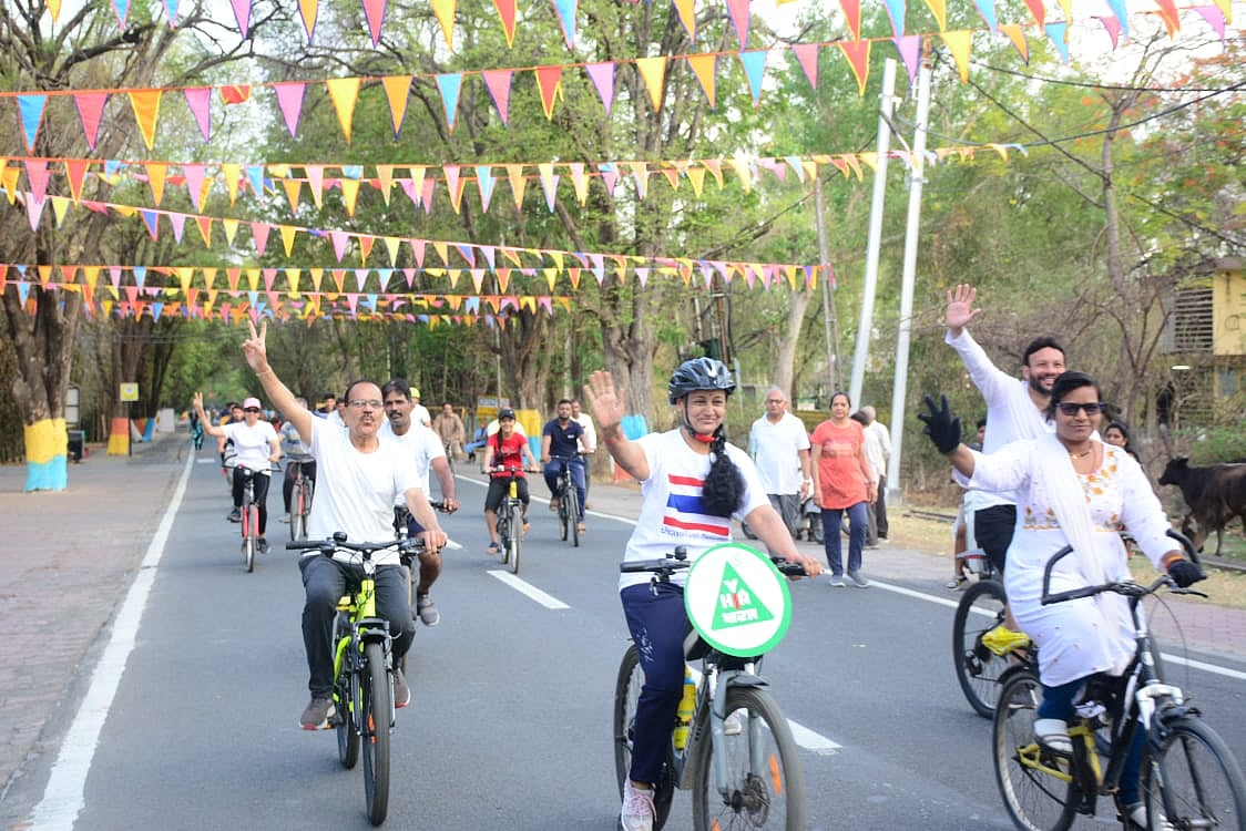 Ujjain: ‘World Cycle Day’ observed; 147 citizens participate in cycle rally