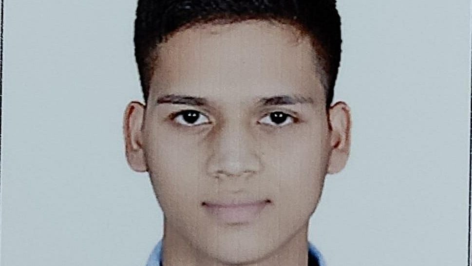 KV student Anubhav Sharma tops in Mhow with 95.8% marks