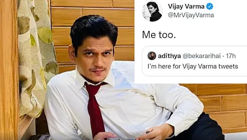 Vijay Varma's savage replies makes him a 'Darling' among Twitterati
