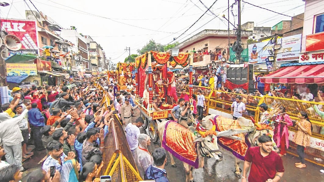 Ujjain: Baba Mahakal’s Shahi Sawari taken out in traditional fashion