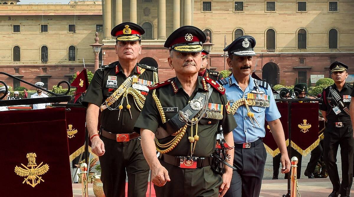 Gen Anil Chauhan assumes charge as India's second Chief of Defence ...