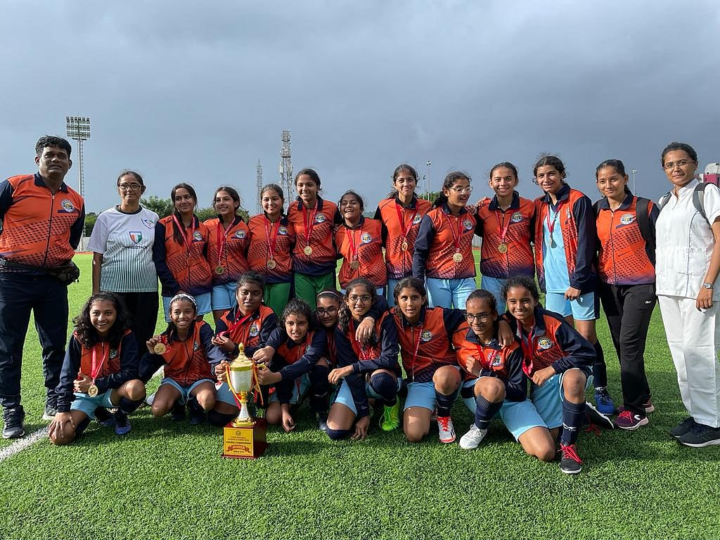 CISCE U-14 girls’ football tournament winners manage studies equally well