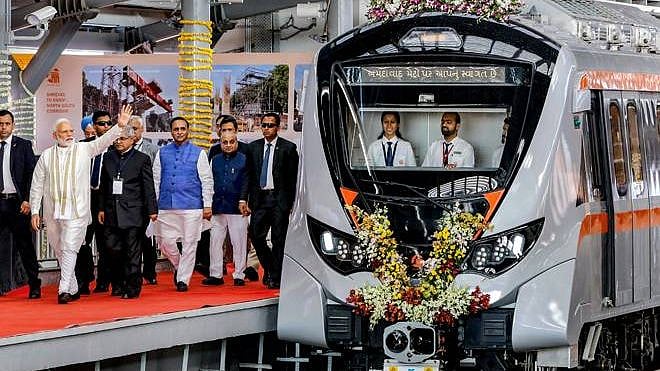 Gujarat: 18 years on, PM Modi inaugurates 1st phase of Ahmedabad Metro