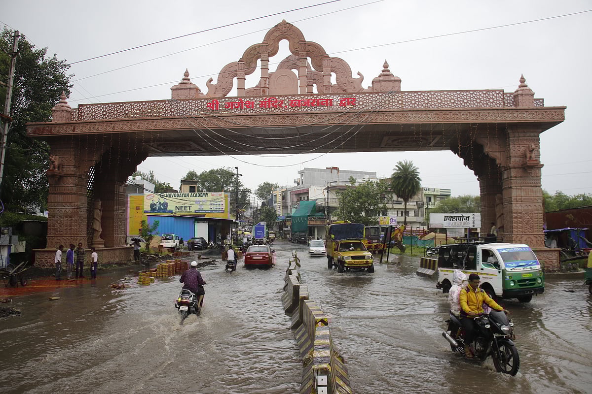Indore: City gets over 2-inch rainfall, inch surplus over average ...