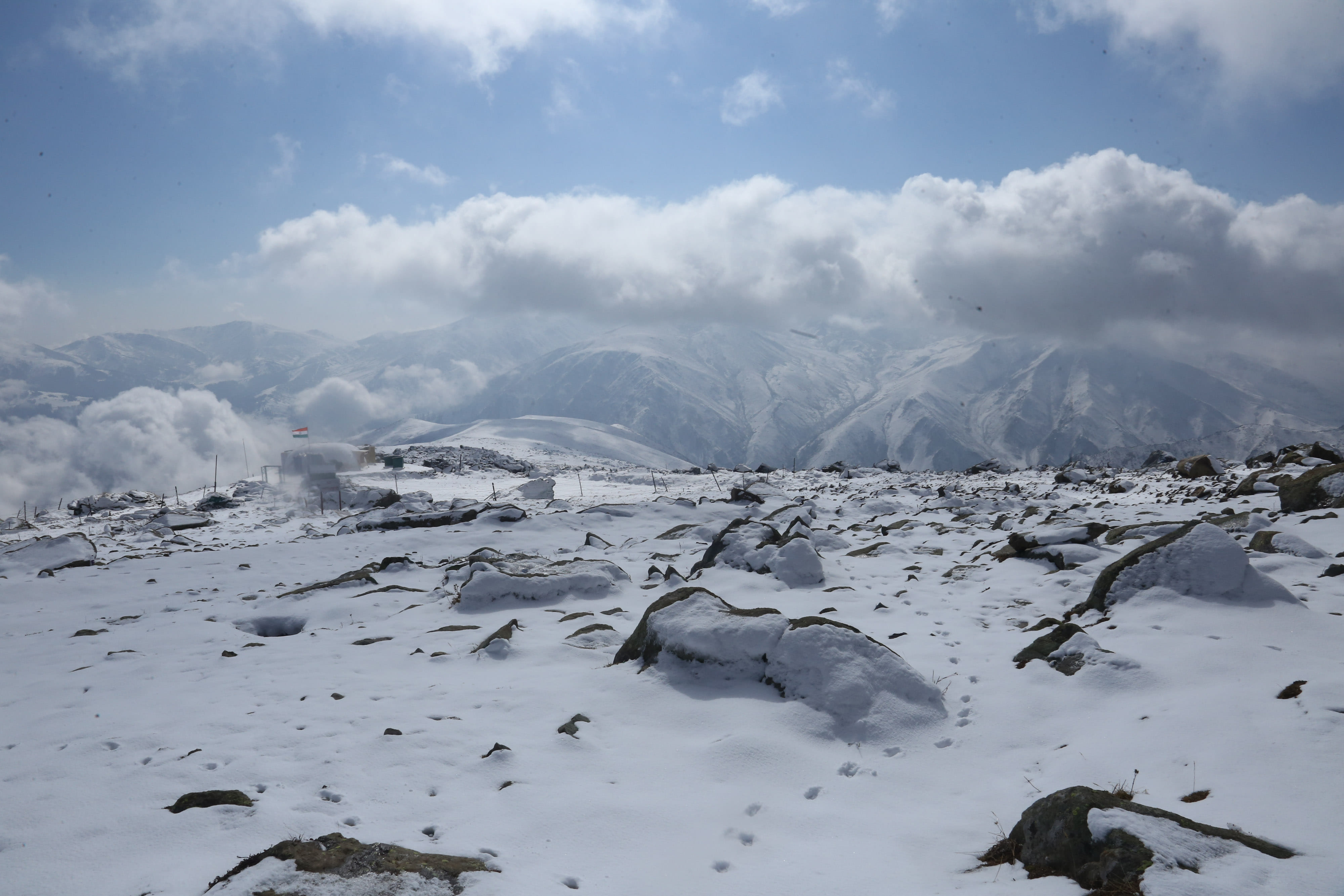 In Pics: Snowfall in Himalayan Mountains of Kashmir