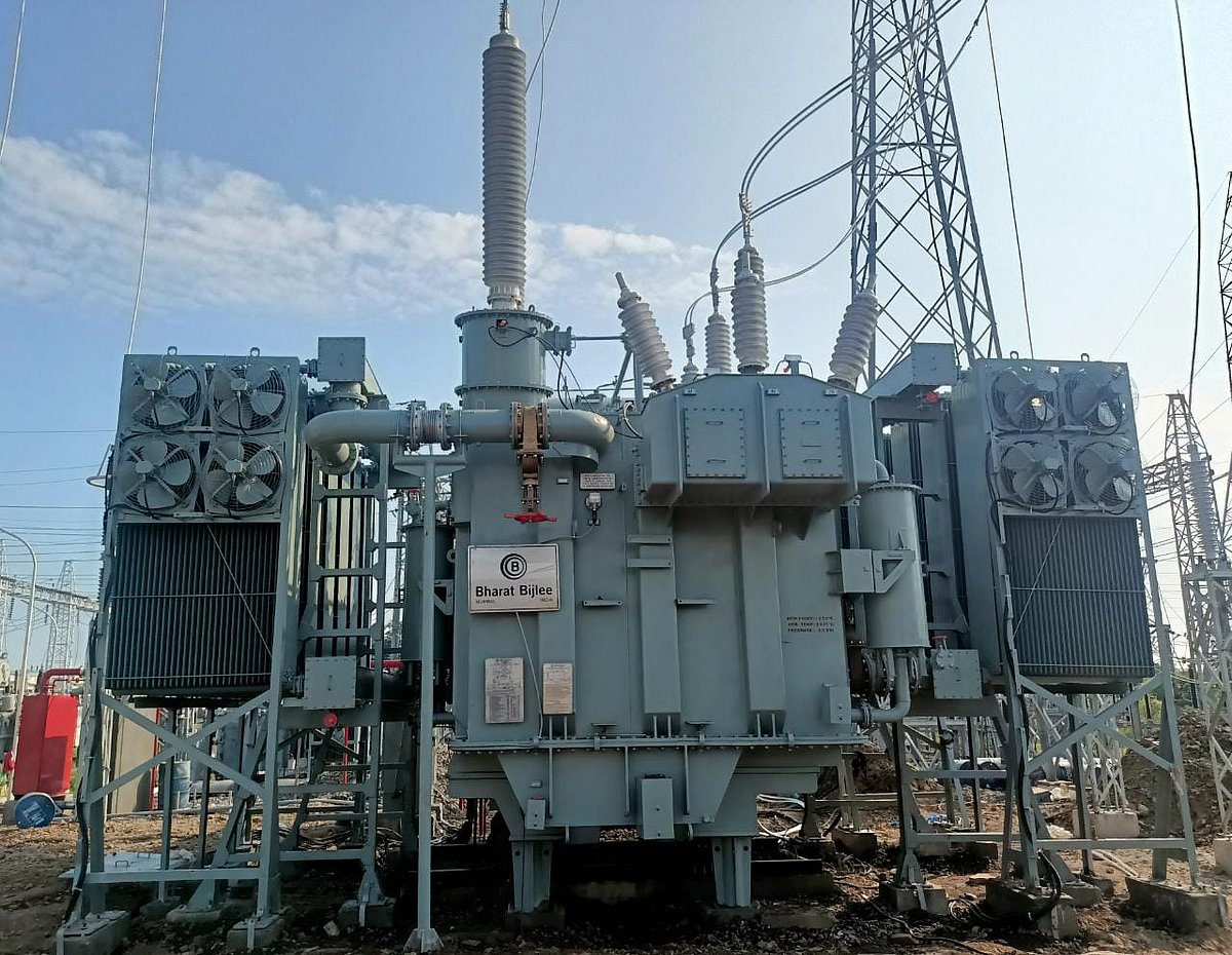 Dhar: MP Transco uses new RIP bushings in transformer at Kukshi substation