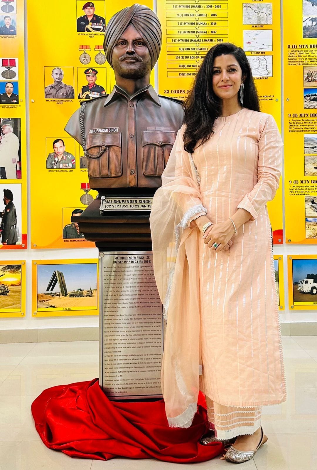 Photos: Nimrat Kaur inaugurates late father Major Bhupendra Singh’s ...