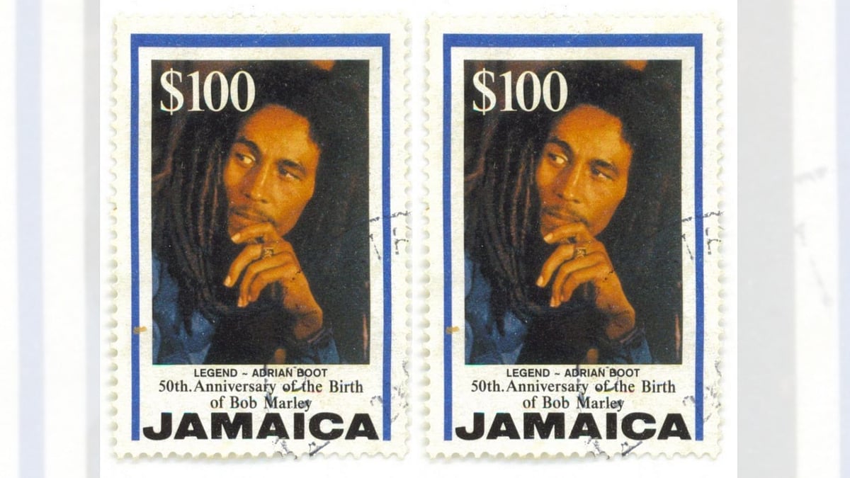 1982 postage stamp Bob Marley: A symbol of Jamaican culture and identity
