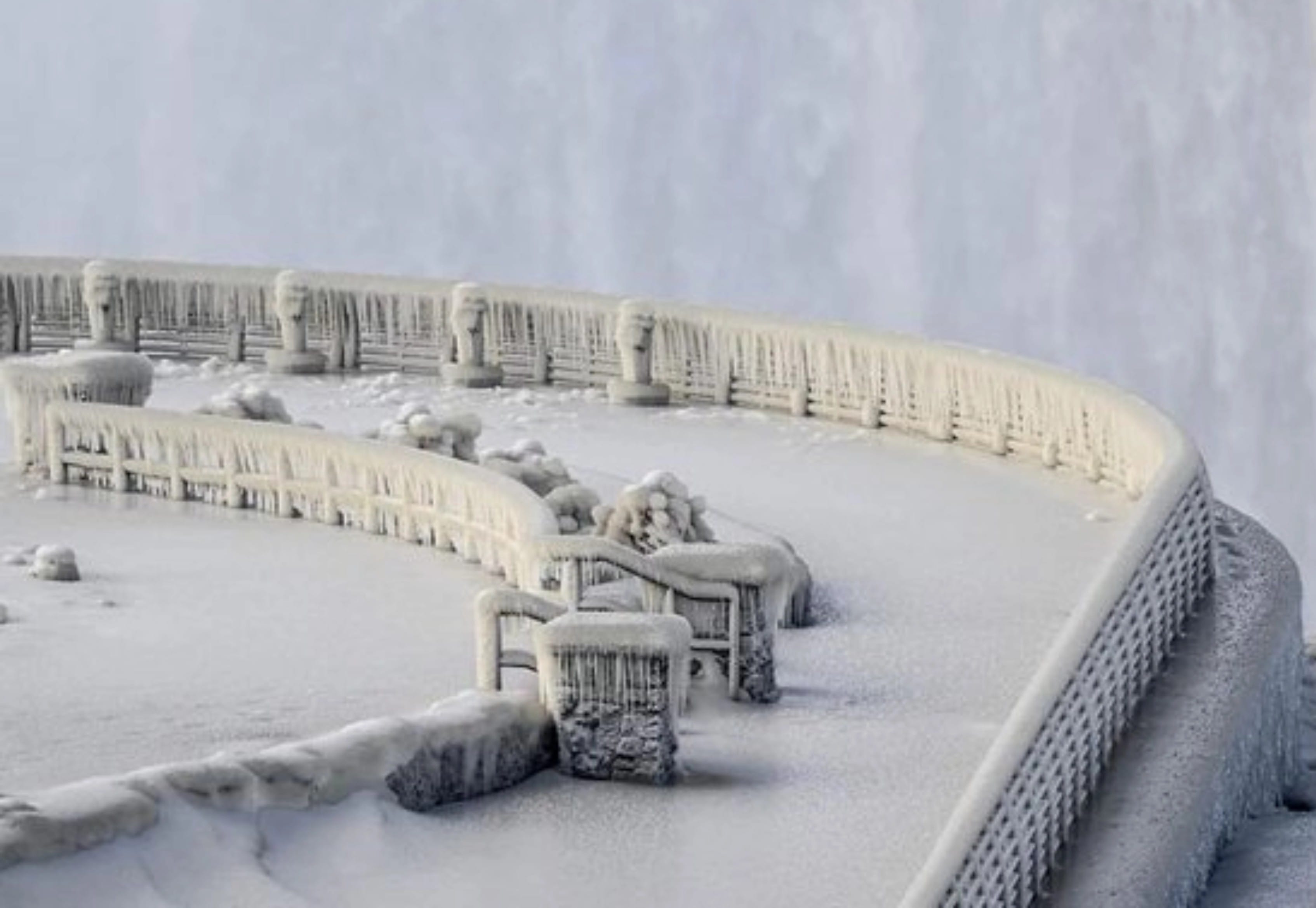In pics: Bomb Cyclone turns the great Niagara Falls into icy paradise