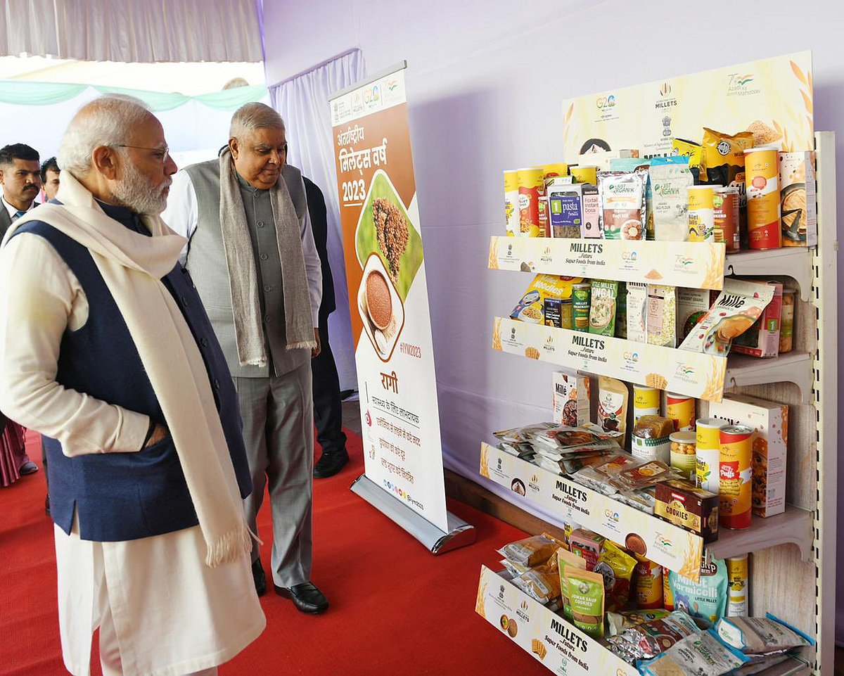 PM Modi marks 'International Year of Millets' with 'sumptuous lunch in ...