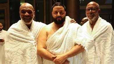 DJ Khaled gets emotional after offering Umrah with boxing legend Mike ...