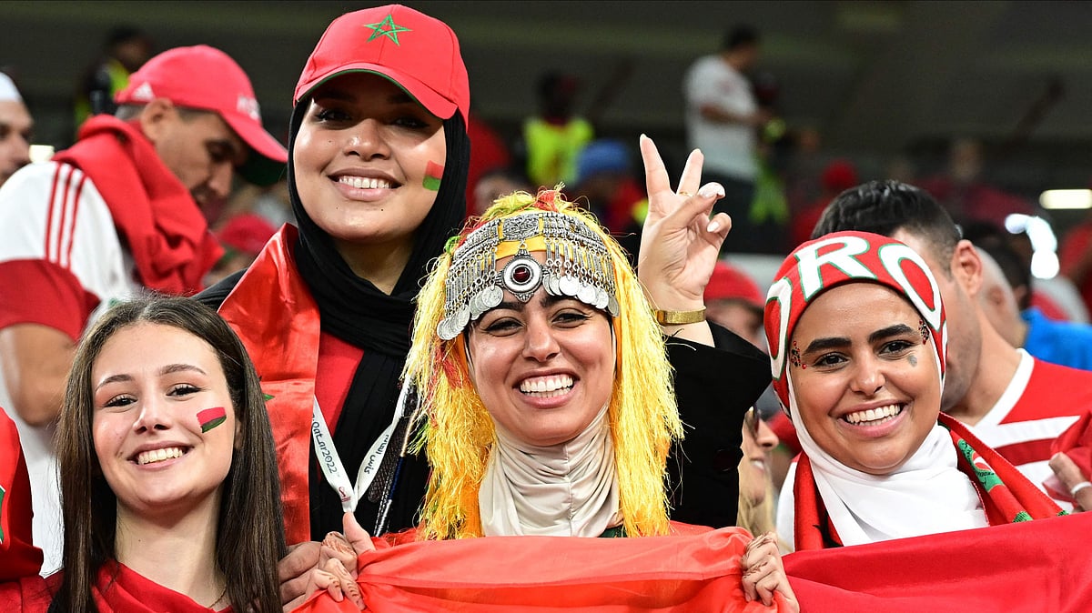 Football fans adorn unique costumes to cheer for their favourite teams ...
