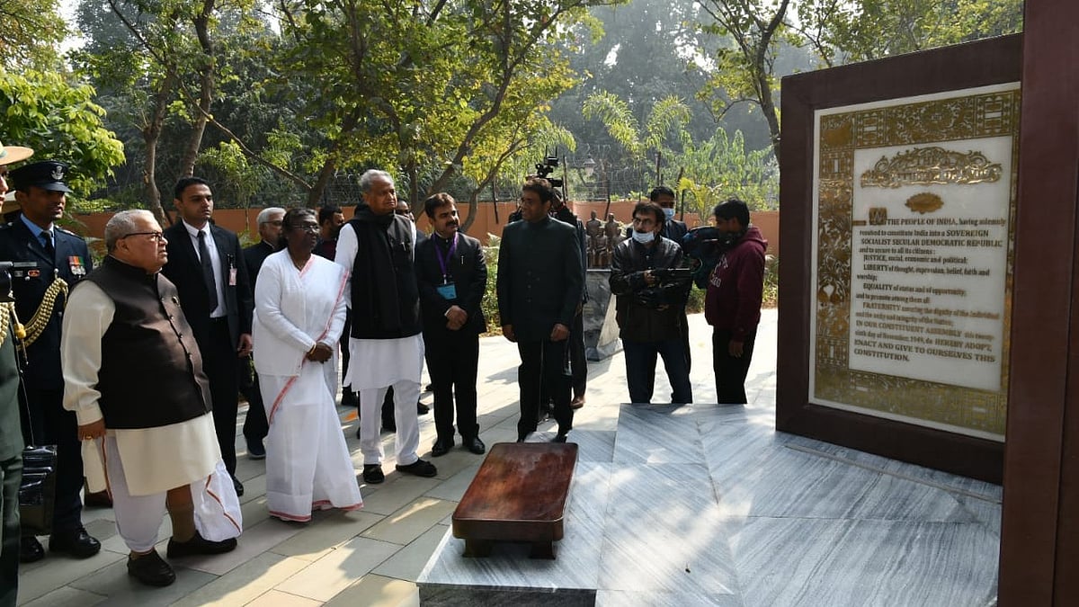 Rajasthan: Constitution park in Governor's house, showcasing journey of ...