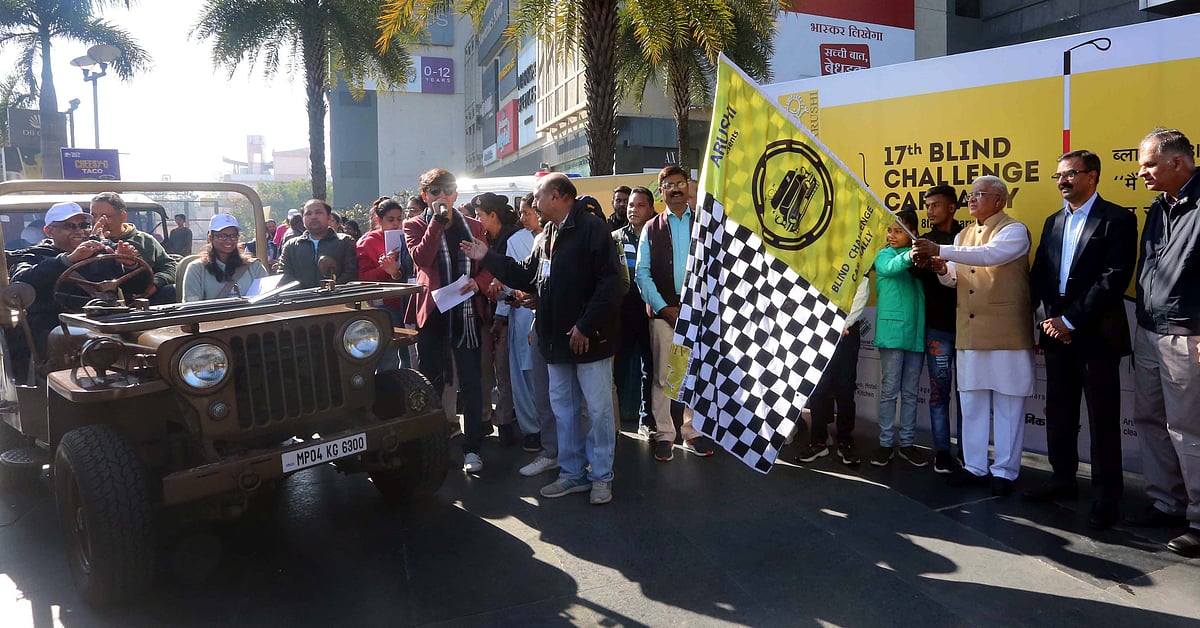 Madhya Pradesh: Teams from Indore win 17th Blind Challenge Car Rally