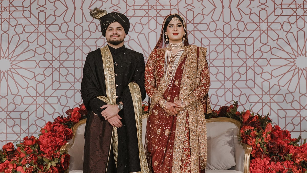 Billionaire Shaji Ul Mulk’s daughter, Princess Sania Mulk marries US-based Bilal Khalid Ahmed in ...