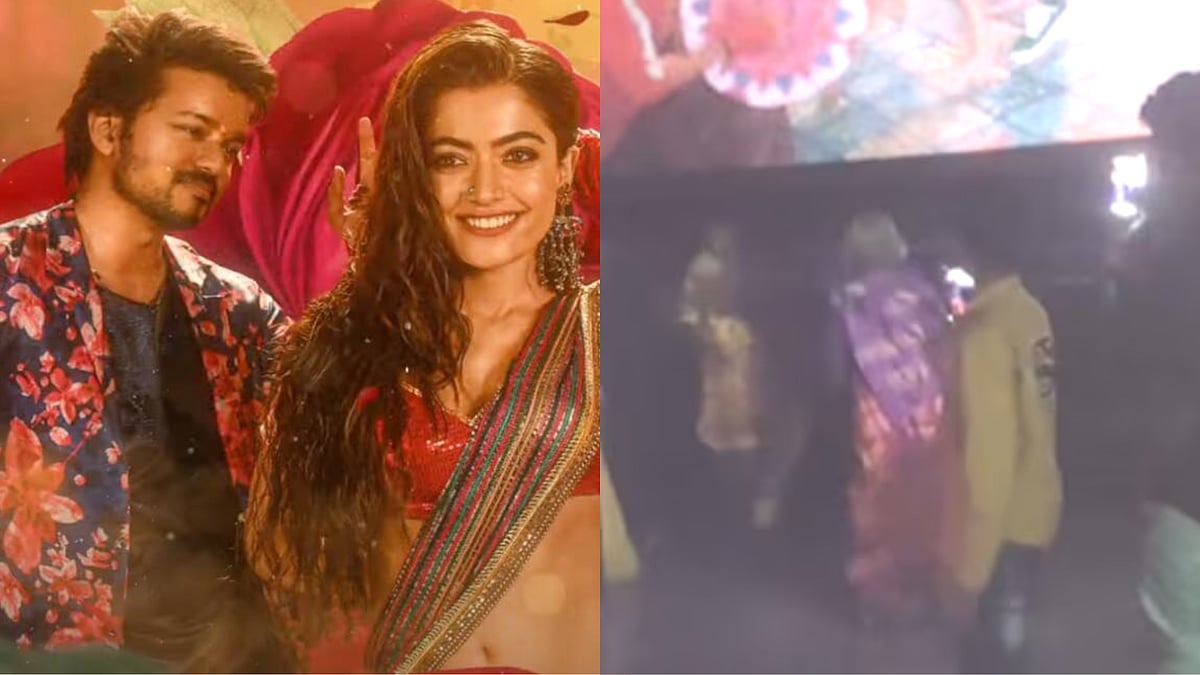 Varisu in theatres: Elderly woman joins fans dancing to 'Ranjithame ...