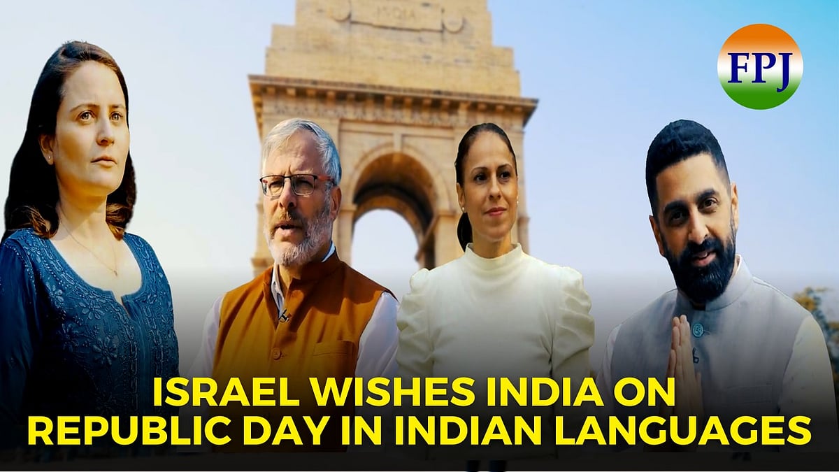 Israeli diplomats wish Republic Day in Indian languages