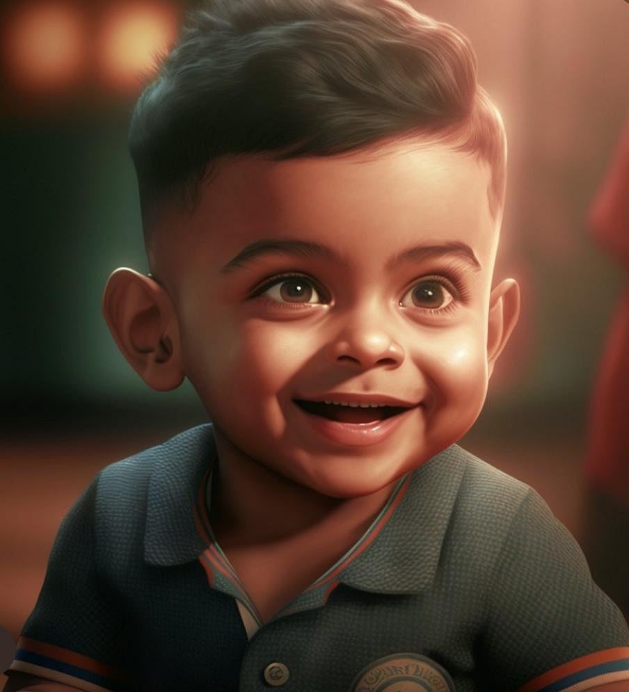 Check out AI-generated super-cute toddler avatars of Indian cricketers