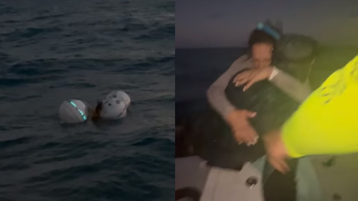 'Cast Away' for real? Diver reunites with family after being missing ...