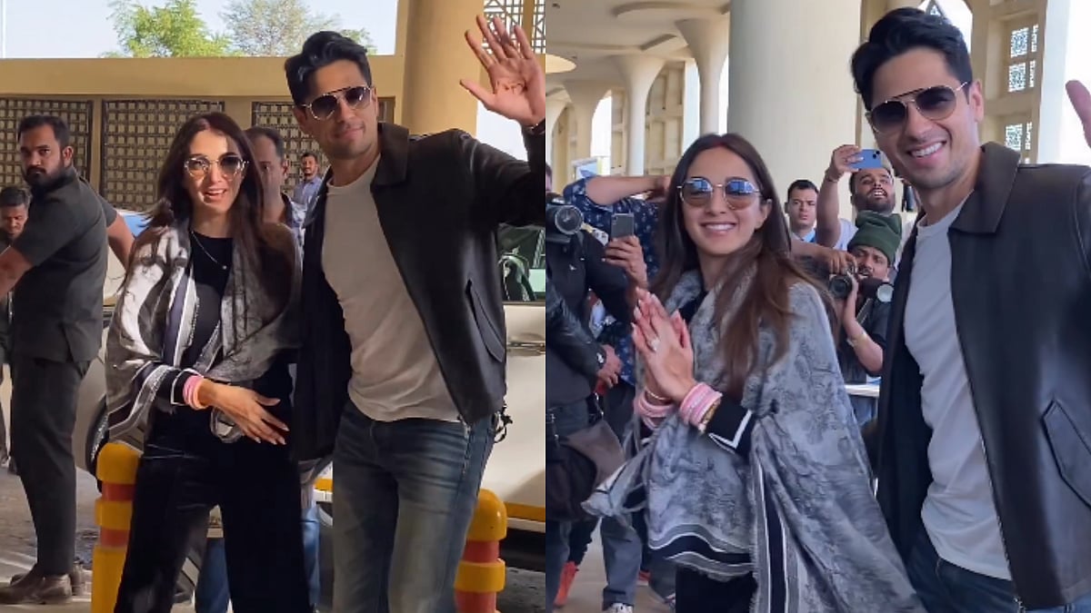 Kiara Advani flaunts sindoor, pink bangles as she poses with husband ...