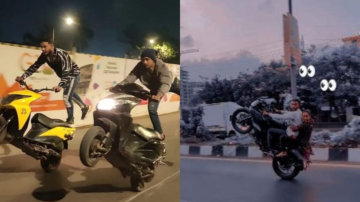 Mumbai: Bikers perform stunts in Wadala, netizens demand action after ...