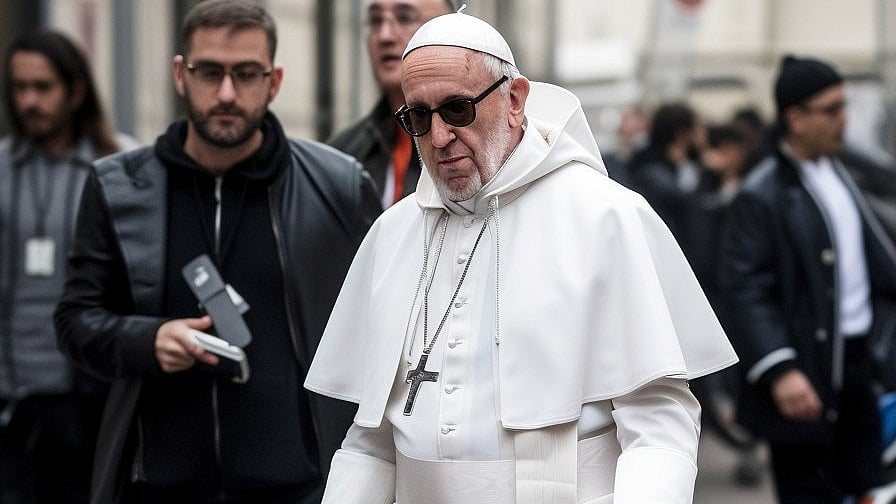 AI generates images of Pope Francis in a completely new avatar