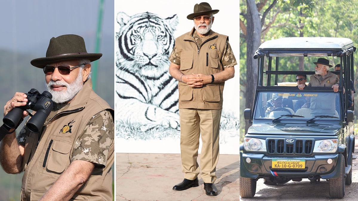 PM Modi nails the wildlife safari look at his Bandipur National Park ...